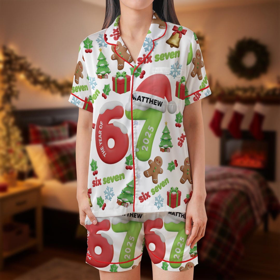 Personalized Funny Gen Z Gen Alpha Meme Trending Six Seven Christmas ...