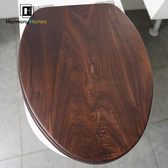 Dark brown toilet seat store