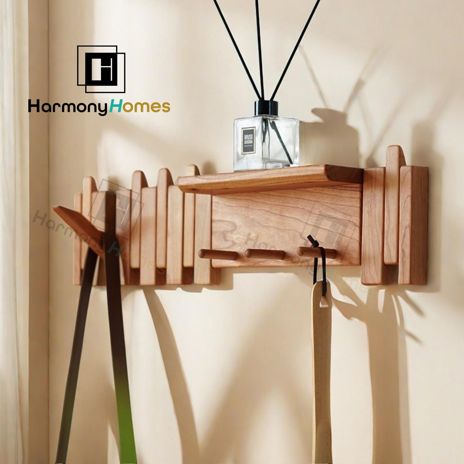 Wooden Coat Rack,piano Key Coat Rack,coat Hooks,key Holder,wall Coat ...