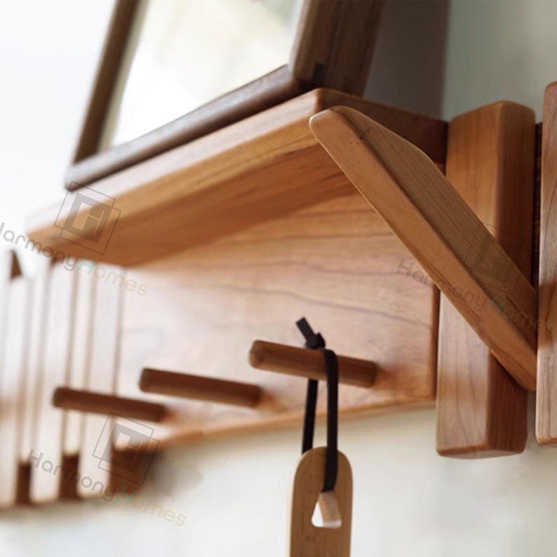 Wooden Coat Rack,piano Key Coat Rack,coat Hooks,key Holder,wall Coat ...