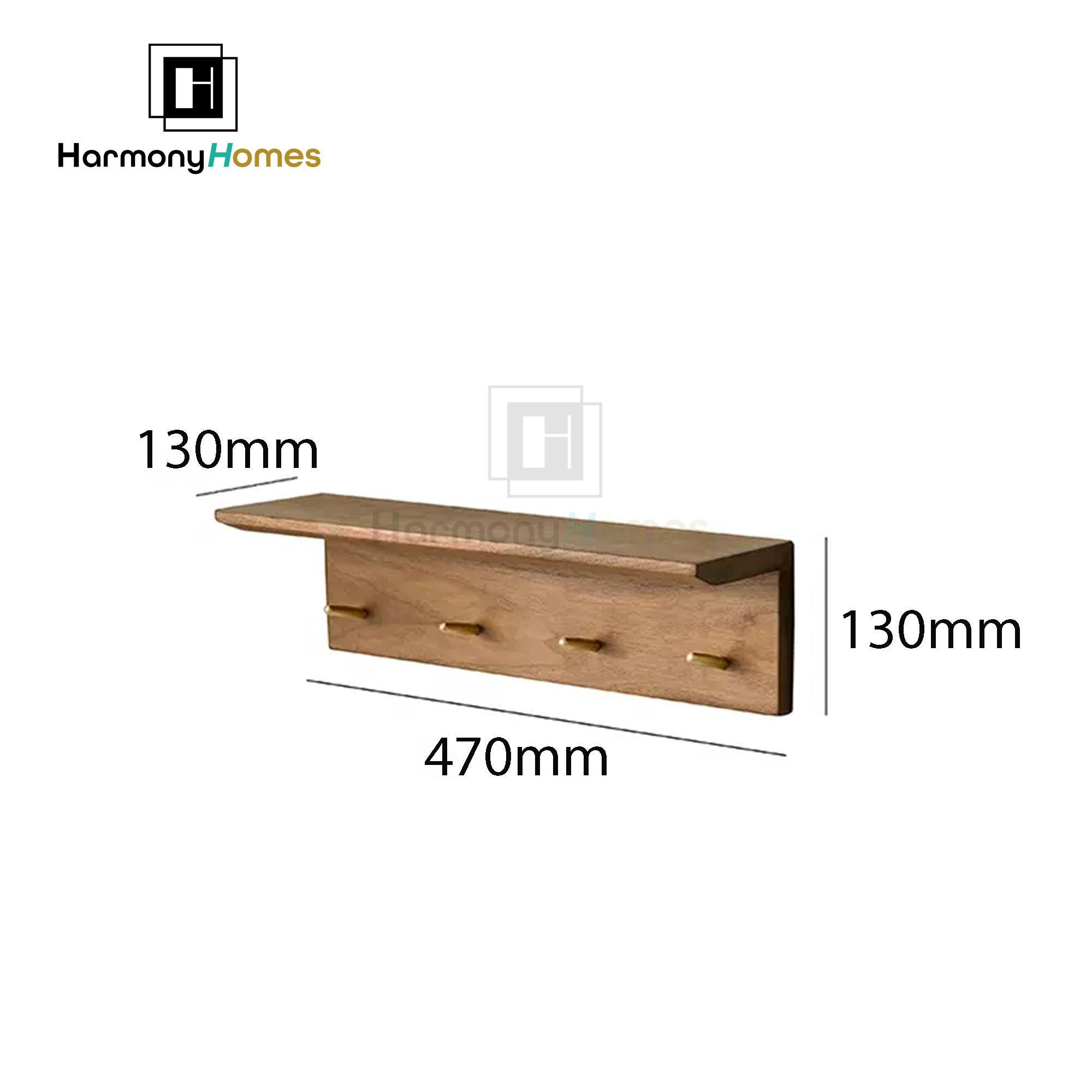 Coat Rack With Shelf,key Holder, Entryway Organizer Towel Rack Key ...