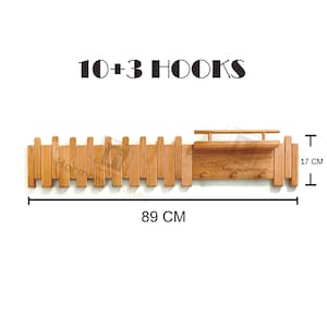 Wooden Coat Rack,piano Key Coat Rack,coat Hooks,key Holder,wall Coat ...
