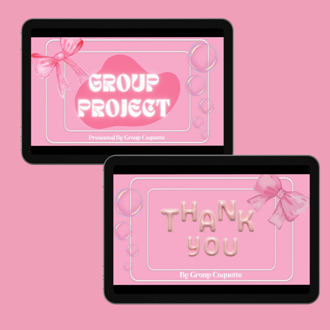 Coquette Templates 20 Slides Animated Slides - Etsy