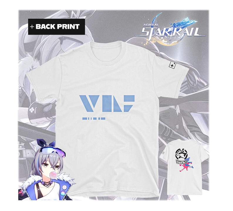 Honkai Star Rail Silverwolf Style T-shirt Stellaron Hunter Silver Wolf ...