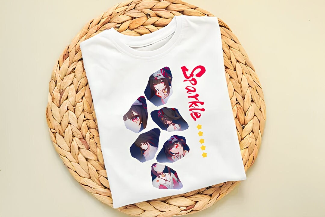 Sparkle Honkai Star Rail Masked Fools Anime Graphic Tee Shirt Unique ...
