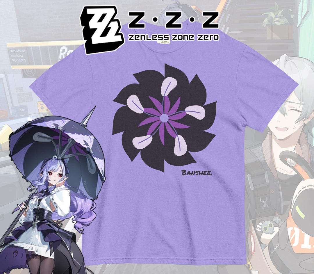 Vivian Zenless Zone Zero Tshirt | ZZZ Mockingbird Graphic Tee | Subtle ...