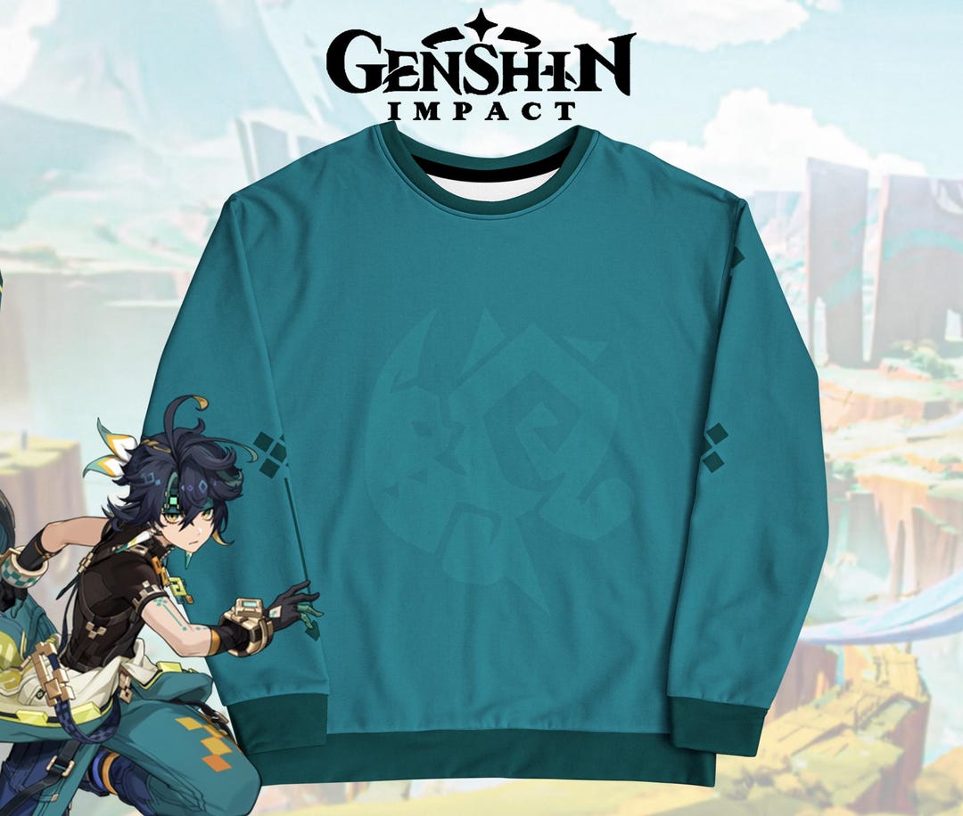 Kinich Genshin Impact Sweatshirt: Natlan Scions of Canopy Unisex Merch ...