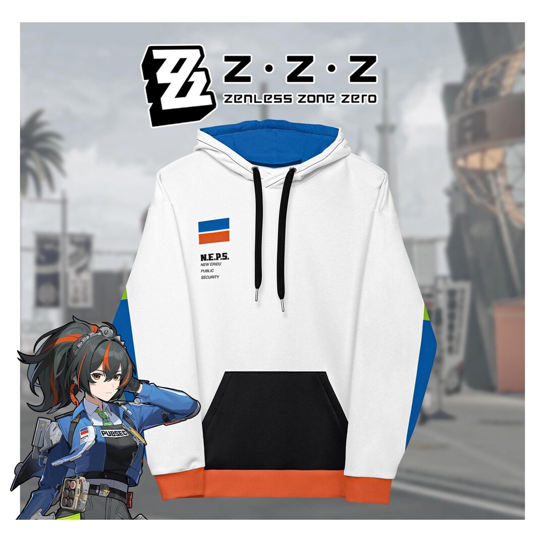 Zenless Zone Zero Zhu Yuan Style Hoodie ZZZ N.E.P.S. Pubsec Anime ...
