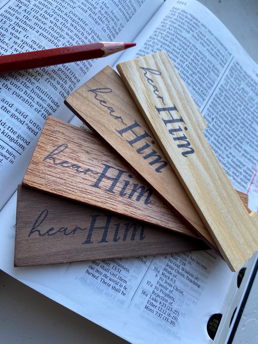 Wooden Scripture Ruler Scripture Marker Missionary Gift Bible Study - Etsy