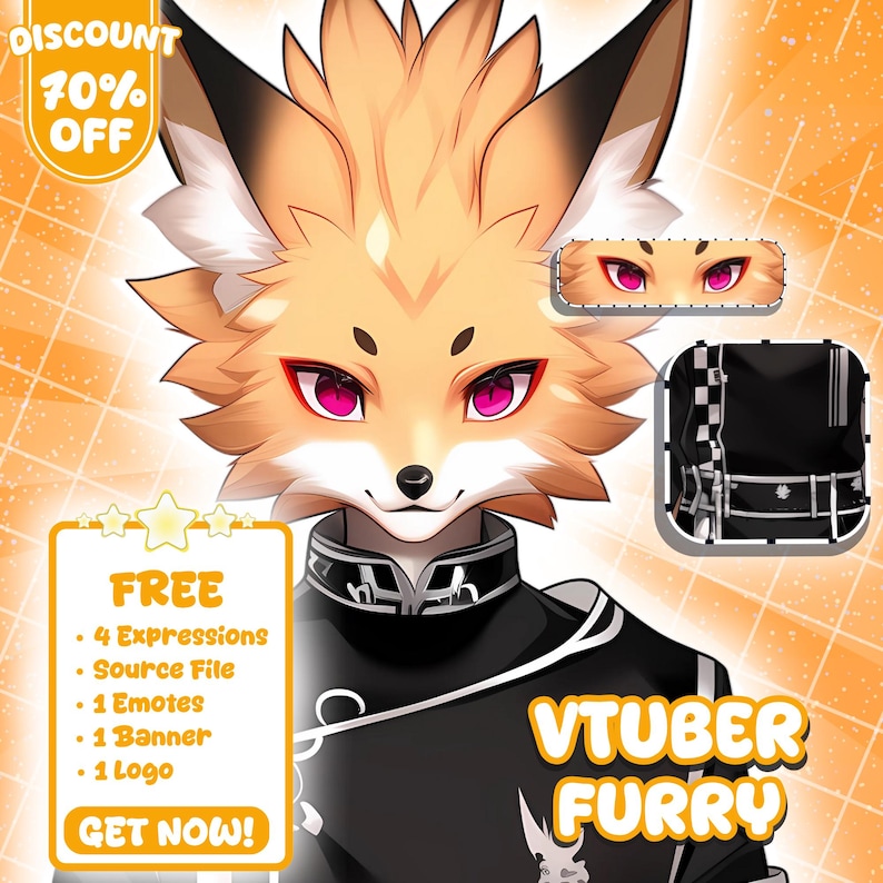 Custom Furry Vtuber Model Commission | Live2d Avatar - Etsy
