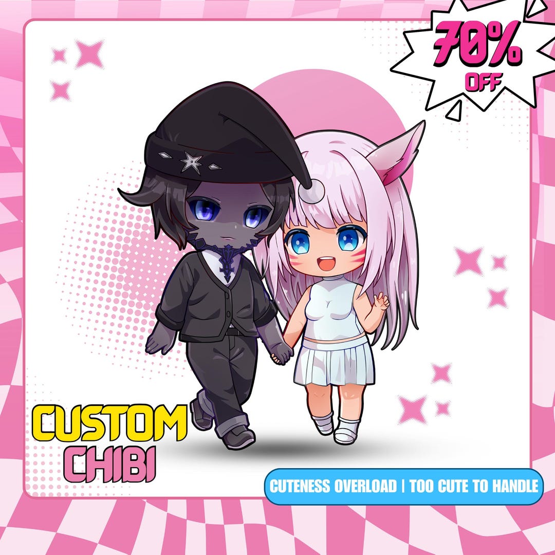 Custom Chibi Anime Character Commission | Chibi Character | Chibi Icon ...