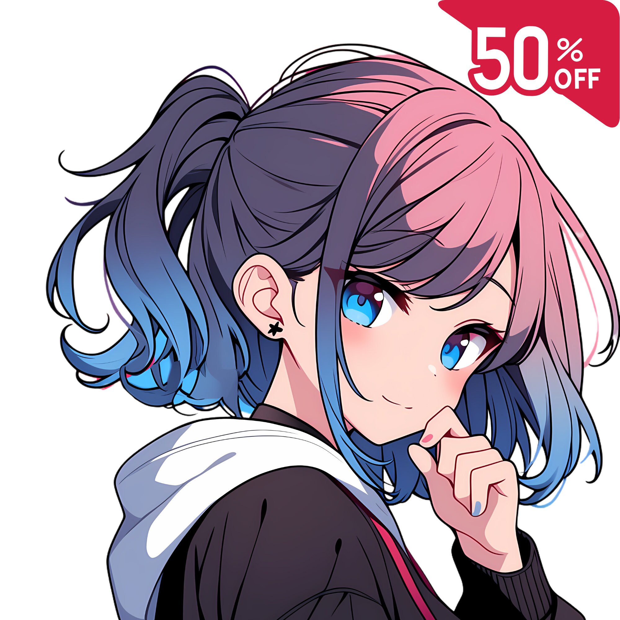 CUSTOM PFP Character Commission, Twitch, Profile Picture, Profile Icon ...