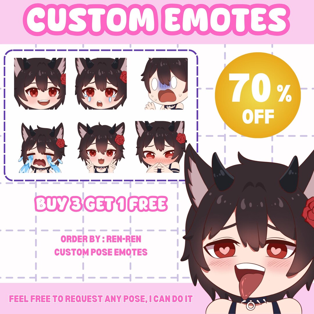 Custom Twitch Emotes | Animated Emotes | Twitch Emote for Streamer ...