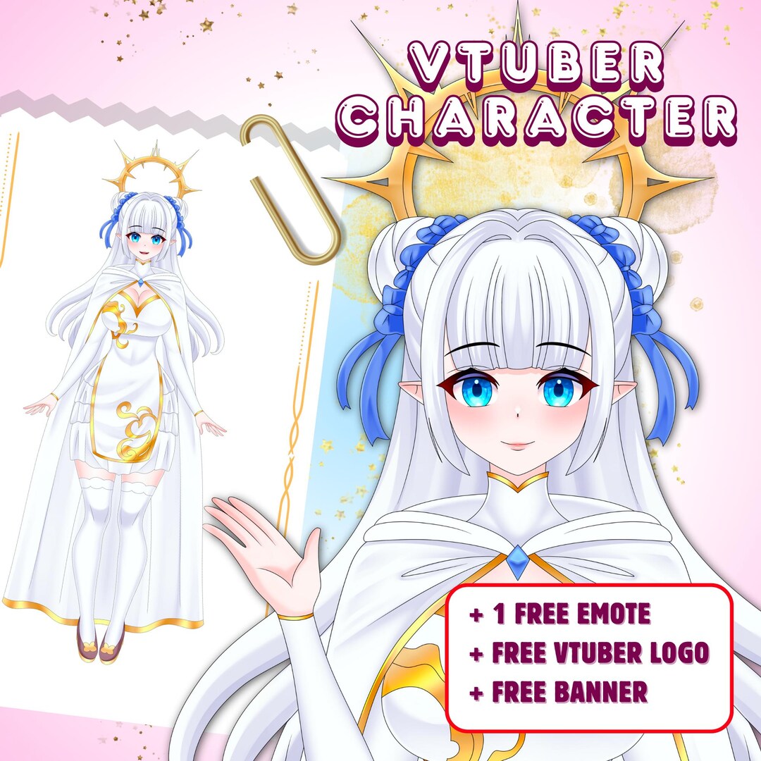 Custom Live2d Vtuber Model: Anime Avatar Design, Commercial Use - Etsy