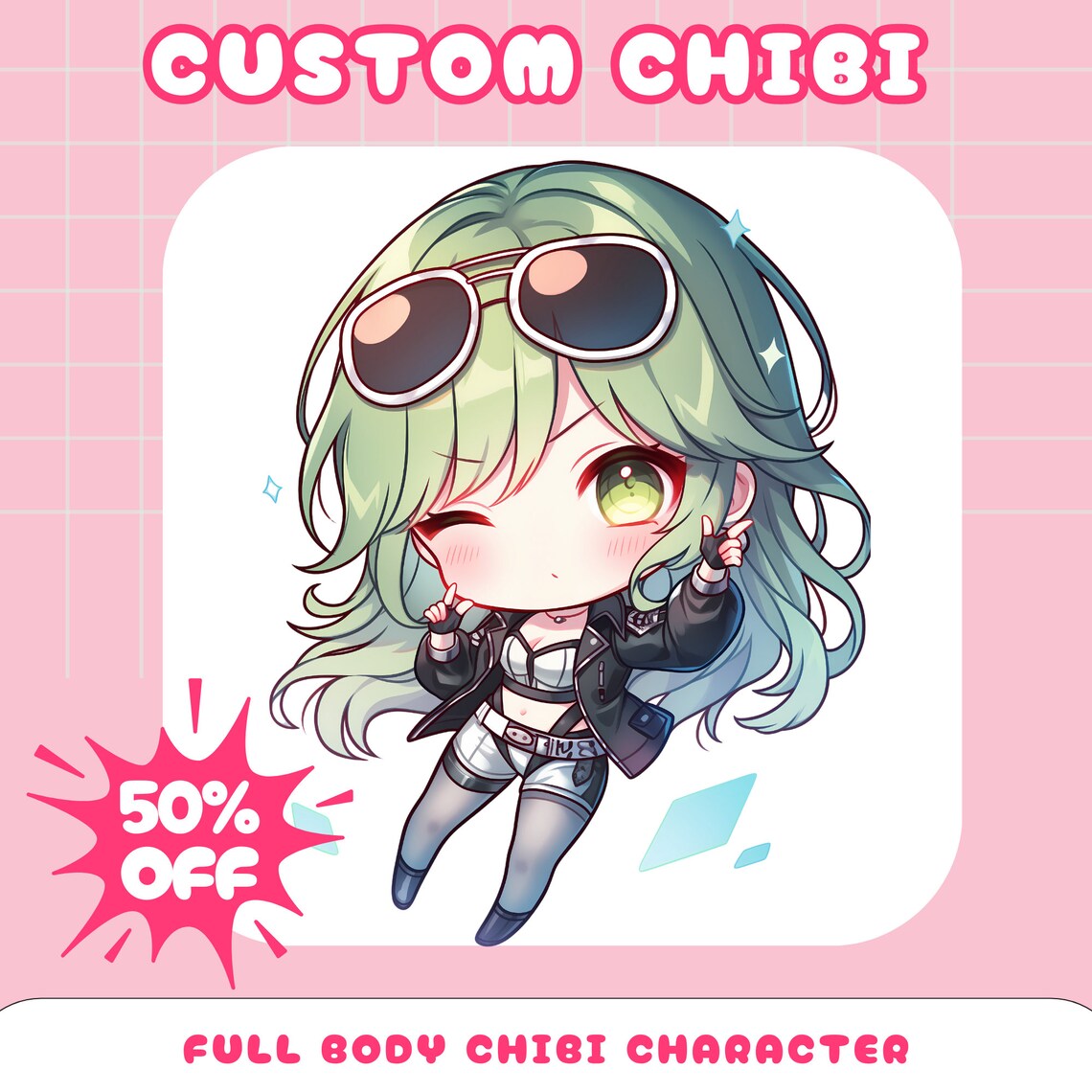 CUSTOM CHIBI, Custom Chibi Anime, Chibi Character, OC, Chibi Emotes ...