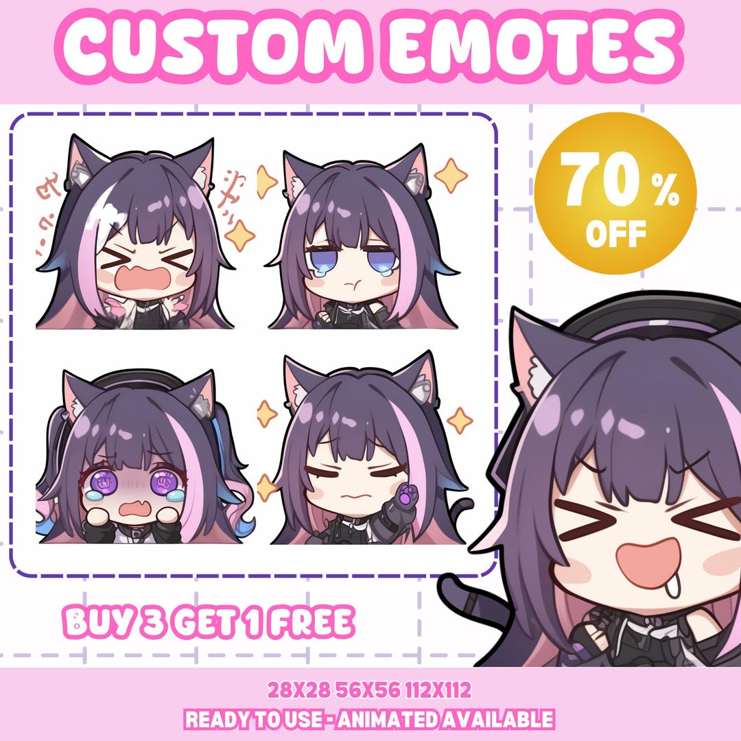 Custom Animated Emotes, Emojis, Sub Emotes for Your Twitch, Youtube ...