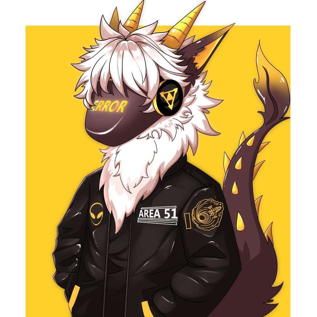 Custom Protogen Furry Icon, Anime Fursona Avatar, Anthro Furry Art ...