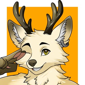 Custom Furry Art | Fursona Commission | Furry Headshot & Icon | Anthro ...