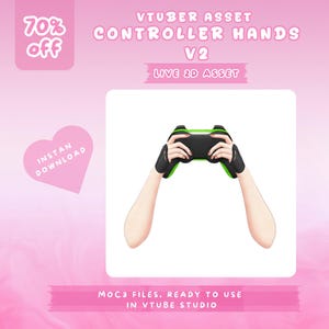 Vtuber Animated Controller Hands - Etsy UK