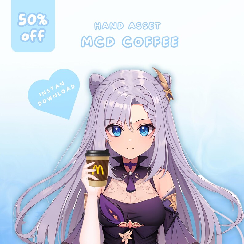 Rigged Fast Food Coffee Cup Vtuber Asset (digital Download) - Etsy