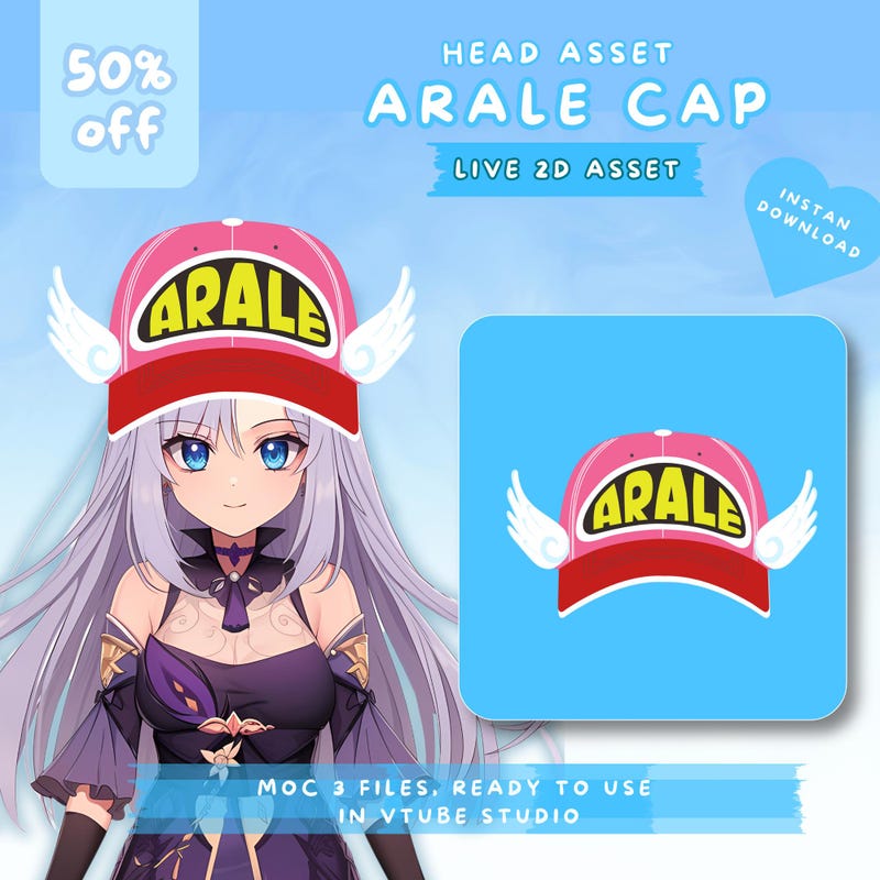 Vtuber Assets Hat - Etsy