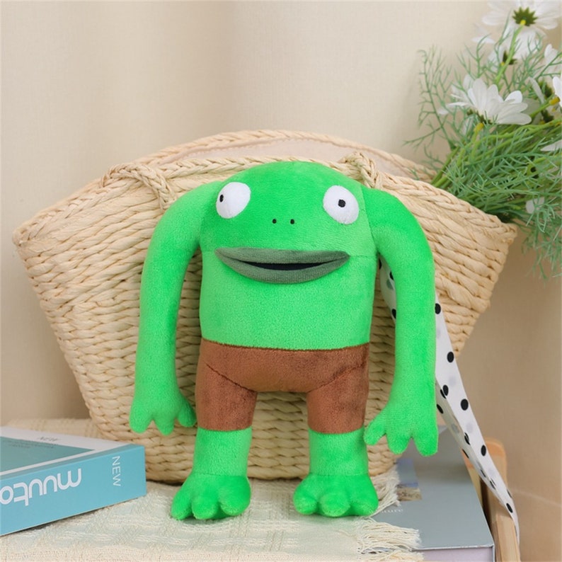 Smiling Friends Plush Toy, Glep Charlie Alan Mr. Frog Plush Toy Figure ...