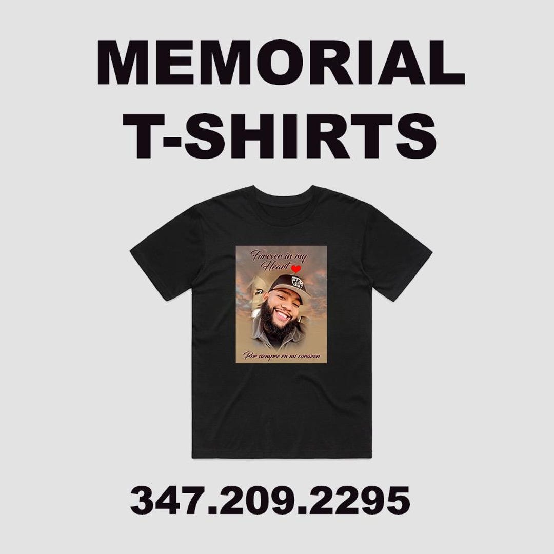 Memorial T-shirt, Custom Funeral Tee, Personalized 'forever in Our ...
