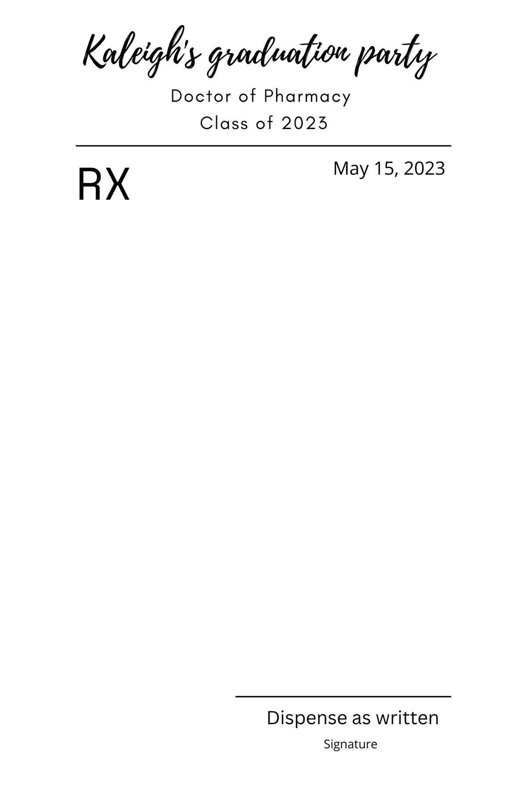 Graduation Party Guest Book Template - Etsy