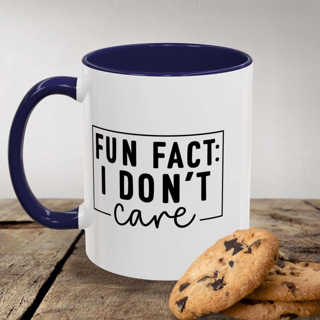 Funny Cynical Mug, Sarcastic Coffee Cup, Gag Gift for Adults, Fun Fact ...