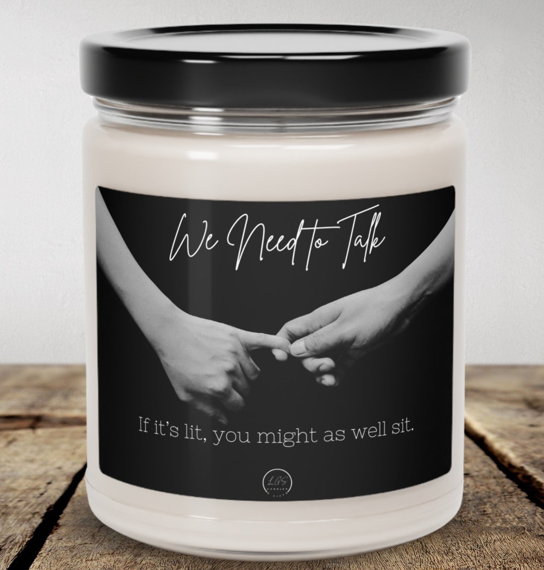 We Need to Talk Candle, Wedding Gift for Introverts, Better ...
