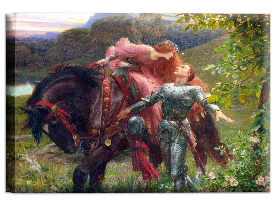La Belle Dame Sans Merci the Beautiful Lady Without Pity by Frank ...