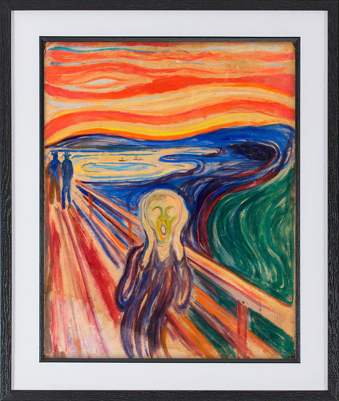 The Scream by Edvard Munch: Framed Modern Art Print - Etsy UK