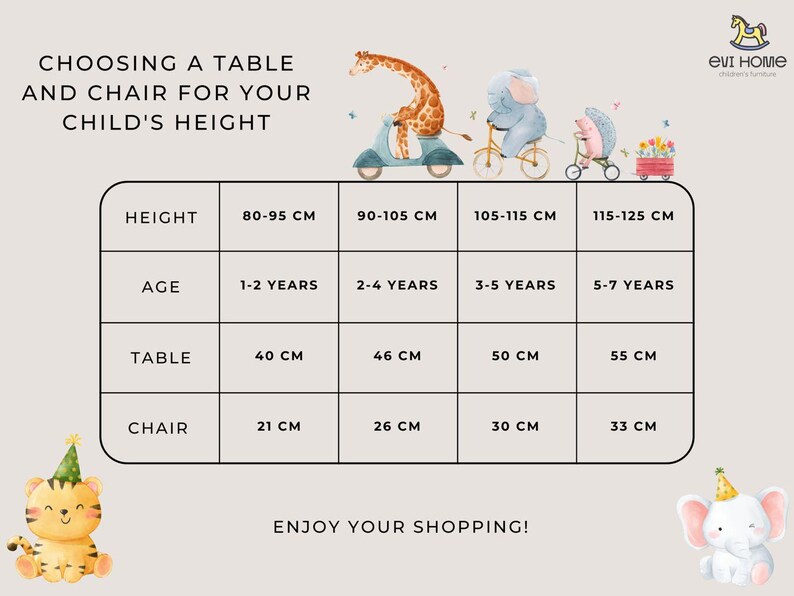 Montessori Toddler Table and Chair Set, Wooden Kids Furniture, Playroom ...