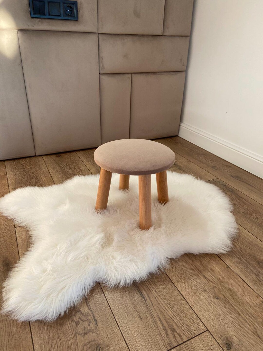 Kids Mini Chair, Montessori Wooden Furniture for Nursery, Playroom ...