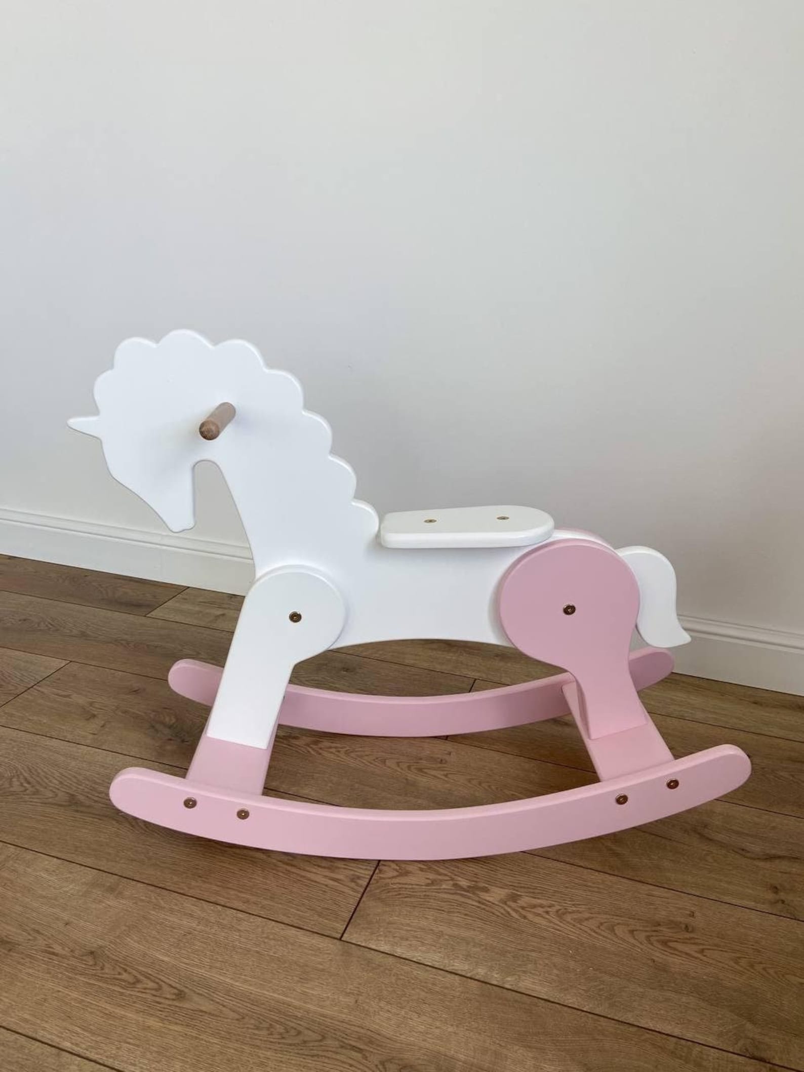 Wooden Rocking Horse Toy - Perfect 1st Birthday Gift for Kids, Color ...