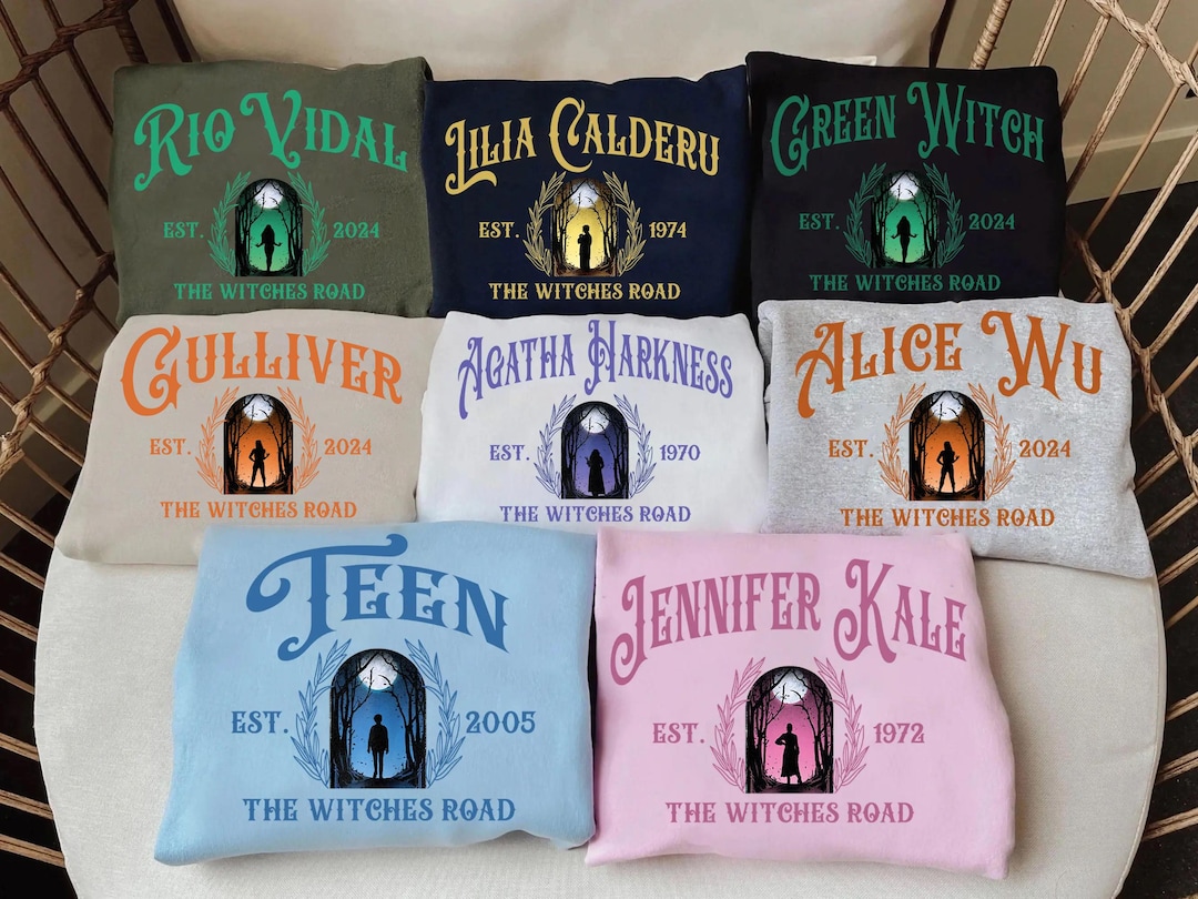 Agatha All Along Character Sweatshirt, Agatha Harkness All Along Shirt ...