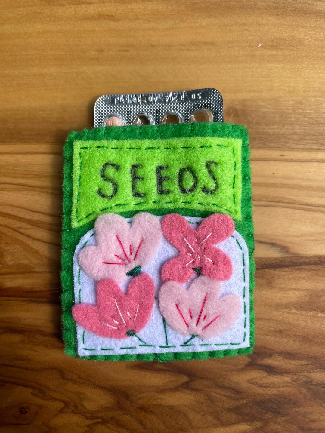 Handmade Felt Birth Control Case Sleeve - Etsy