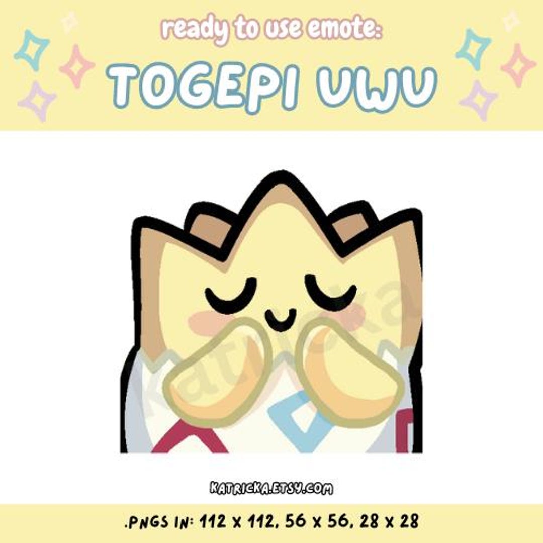 Cute Togepi Uwu Emote Download for Twitch/discord - Etsy