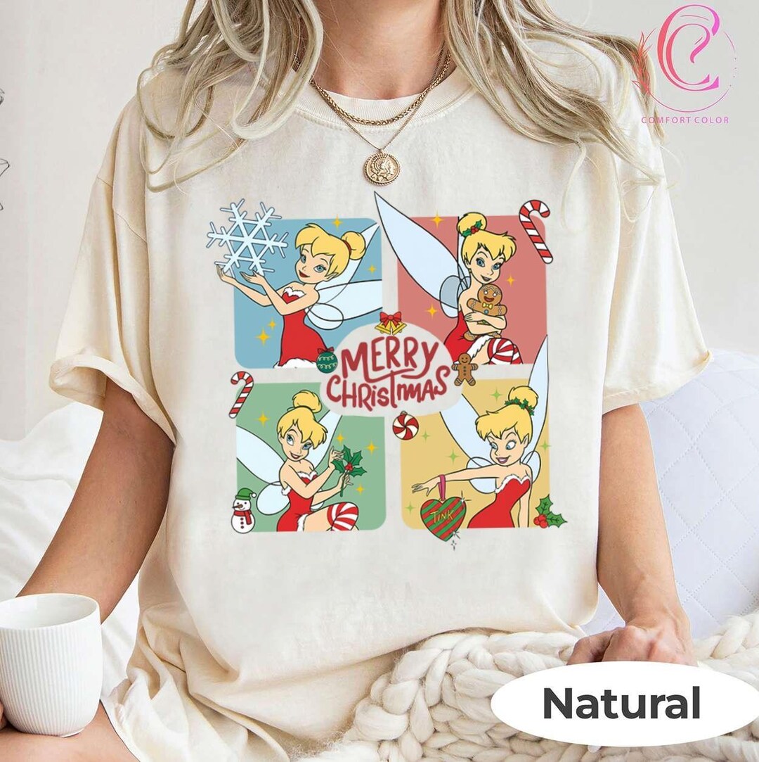 Tinkerbell Christmas Shirt, Cute Fairy Holiday Tee, Gingerbread ...
