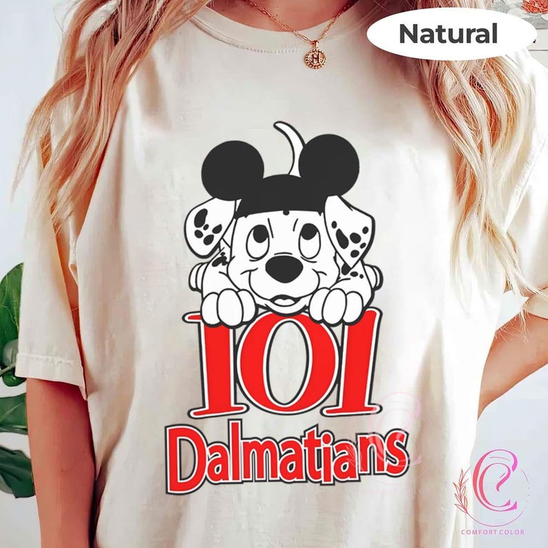 Vintage Disney 101 Dalmatians Mickey Ears Shirt, Cute Dalmatian Puppy ...