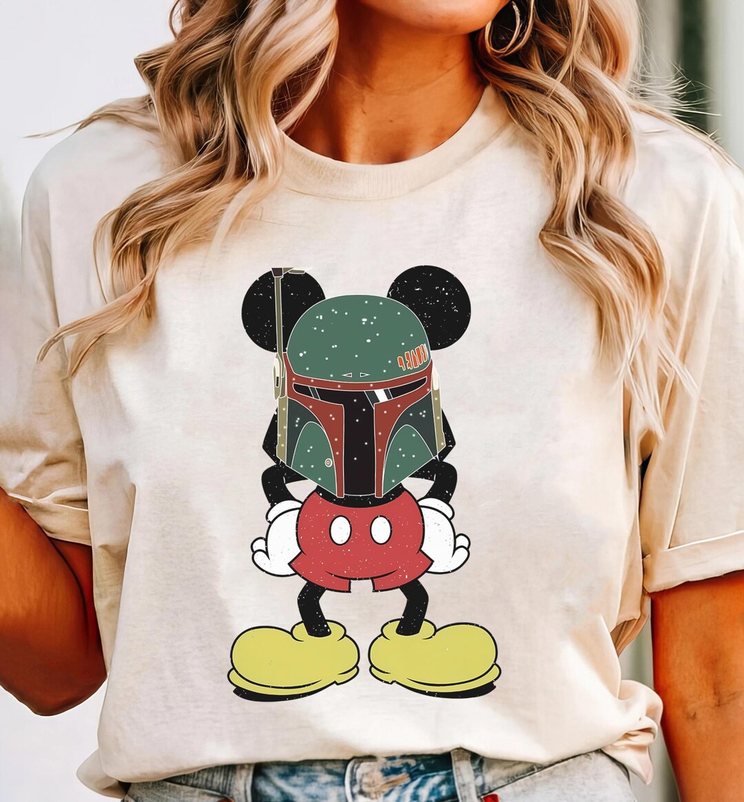 Retro Star Wars Mickey Mouse Darth Vader Head T-shirt, Stormtrooper ...