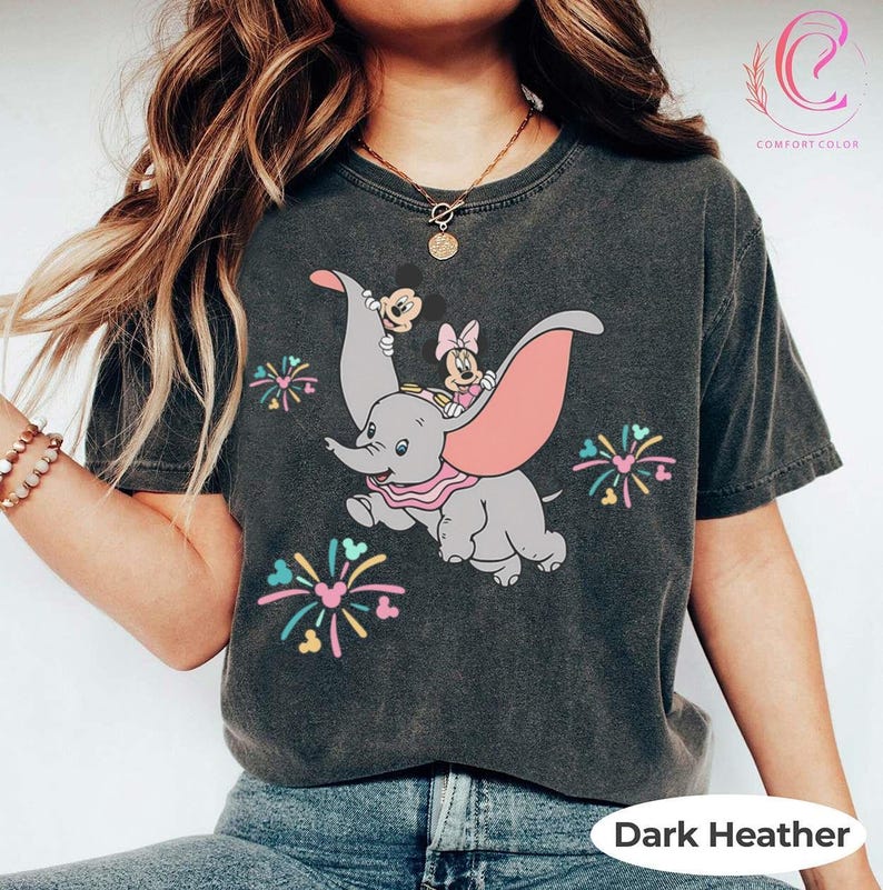 Disney Mickey Minnie Dumbo Shirt, Flying Elephant Ride Sweatshirt ...