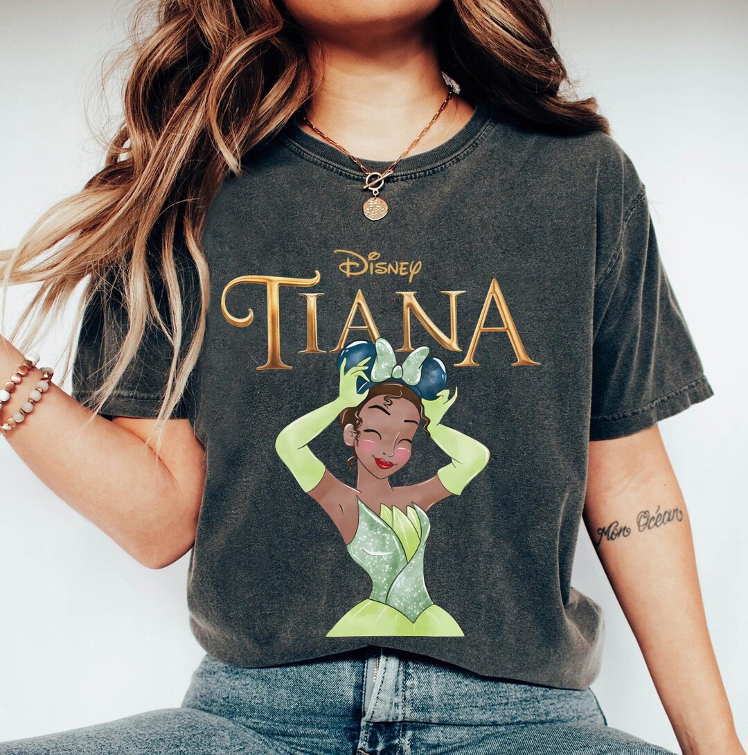 Disney Tiana Princess T-shirt, the Princess and the Frog Vintage Shirts ...