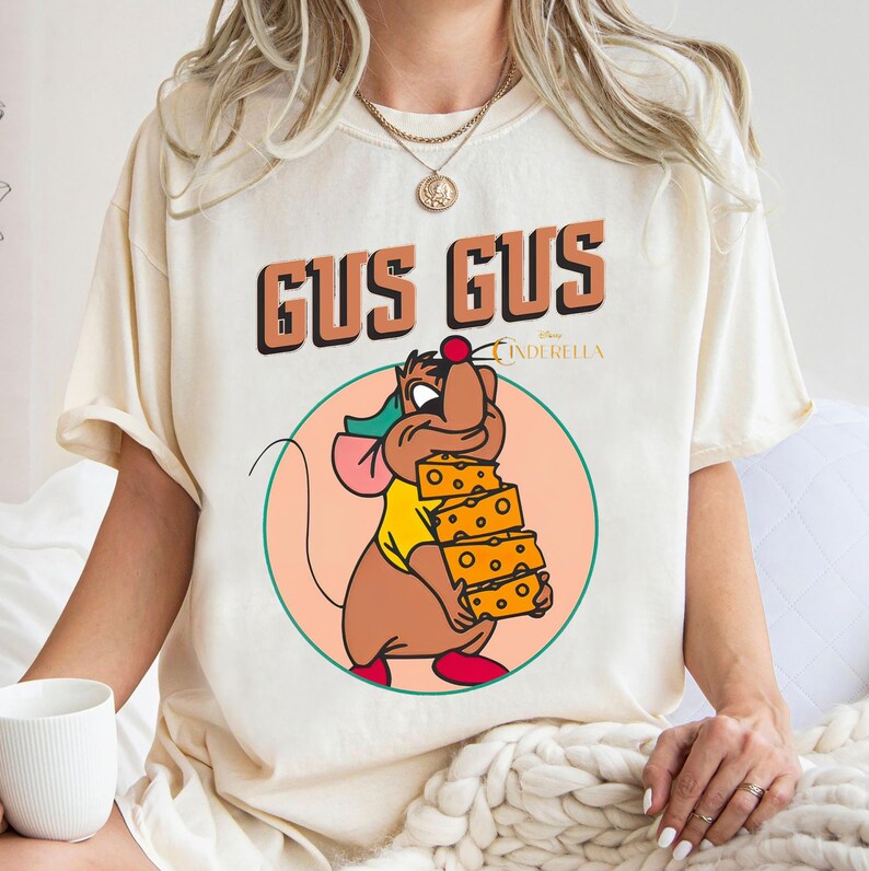 Disney Gus Gus Shirt, Princess Cinderella Gus Gus T-shirt, Disney ...