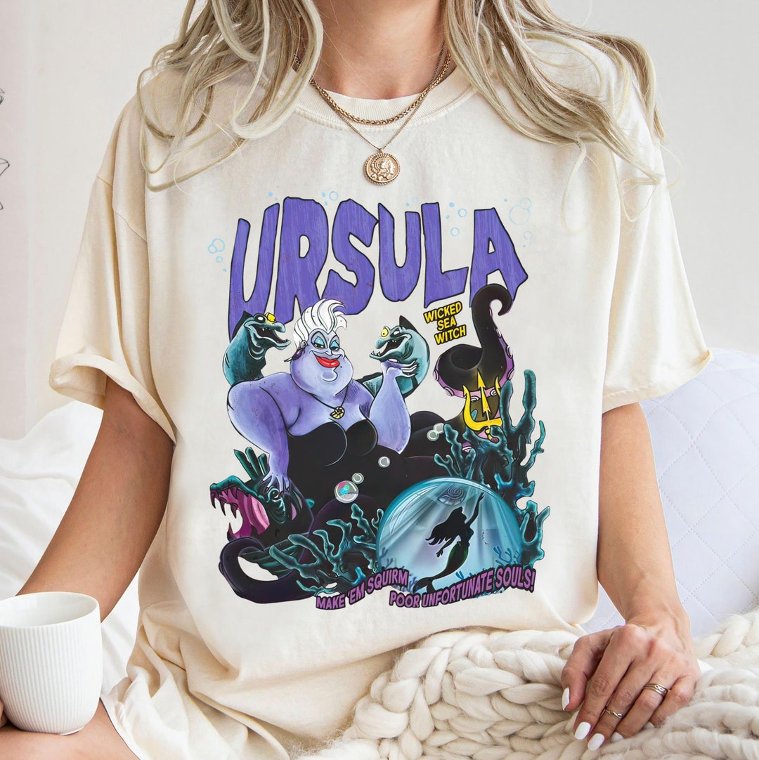 Disney Villains Ursula Shirt, the Little Mermaid Ursula Sea Witch T-shirt, Comfort Colors Tee ...