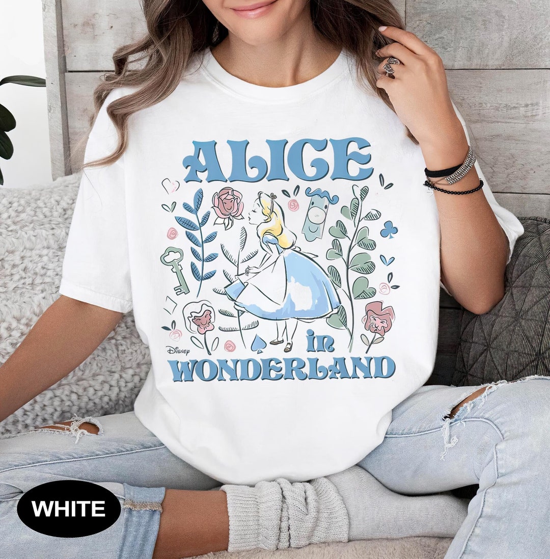 Retro Pastel Alice Princess Shirt, Alice in Wonderland T-shirt, Disney ...
