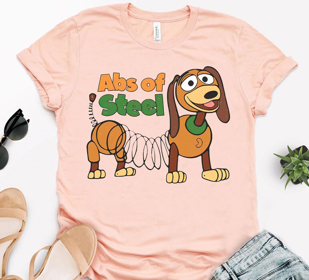 Retro Disney Toy Story Shirt, Abs of Steel Slinky Dog T-shirt, Funny ...