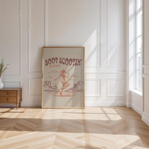 Boot Scootin' Boogie Western Country Dance Art Print Instant Digital ...