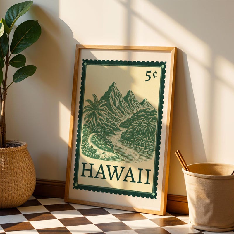 Hawaii Exotic Poster - Etsy