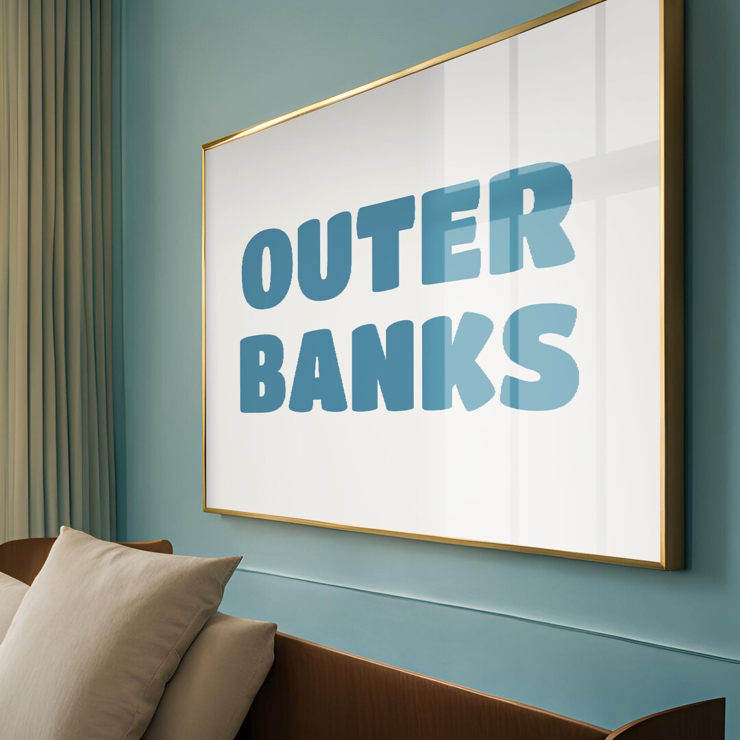 Outer Banks Outer Banks Art Coastal Wall Art North Carolina Prints ...